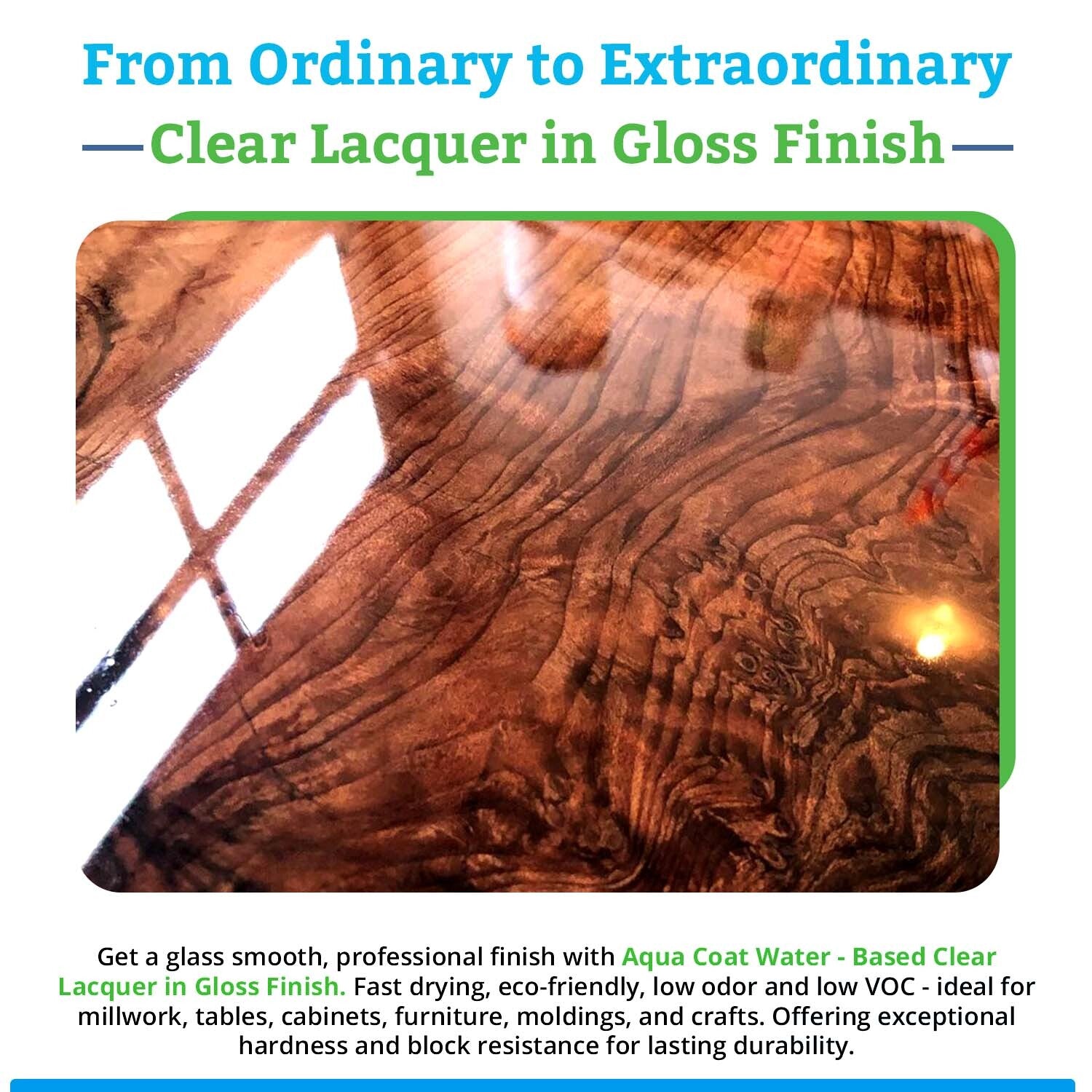 Water-Based Clear Top Coat | Aqua Coat